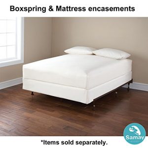 SAMAY - Zippered Waterproof & Bed Bug Proof Box Spring Encasement Cover ...